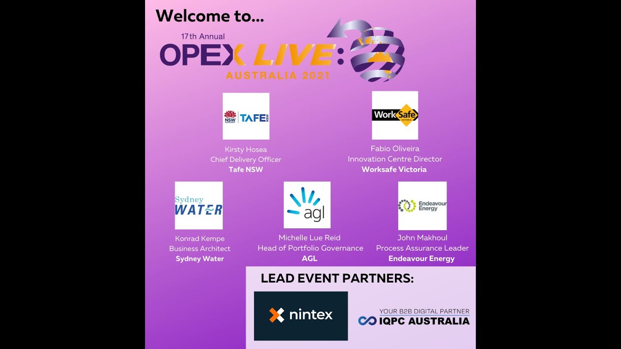 17th Annual OPEX LIVE 2021 - Kirsty Hosea - YouTube
