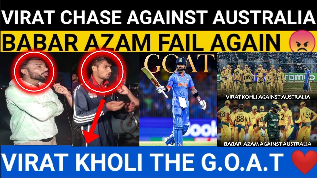 VIRAT KHOLI CHASE MASTER | BABAR FAIL AGAIN | PAKISTANI PUBLIC REACTION ...