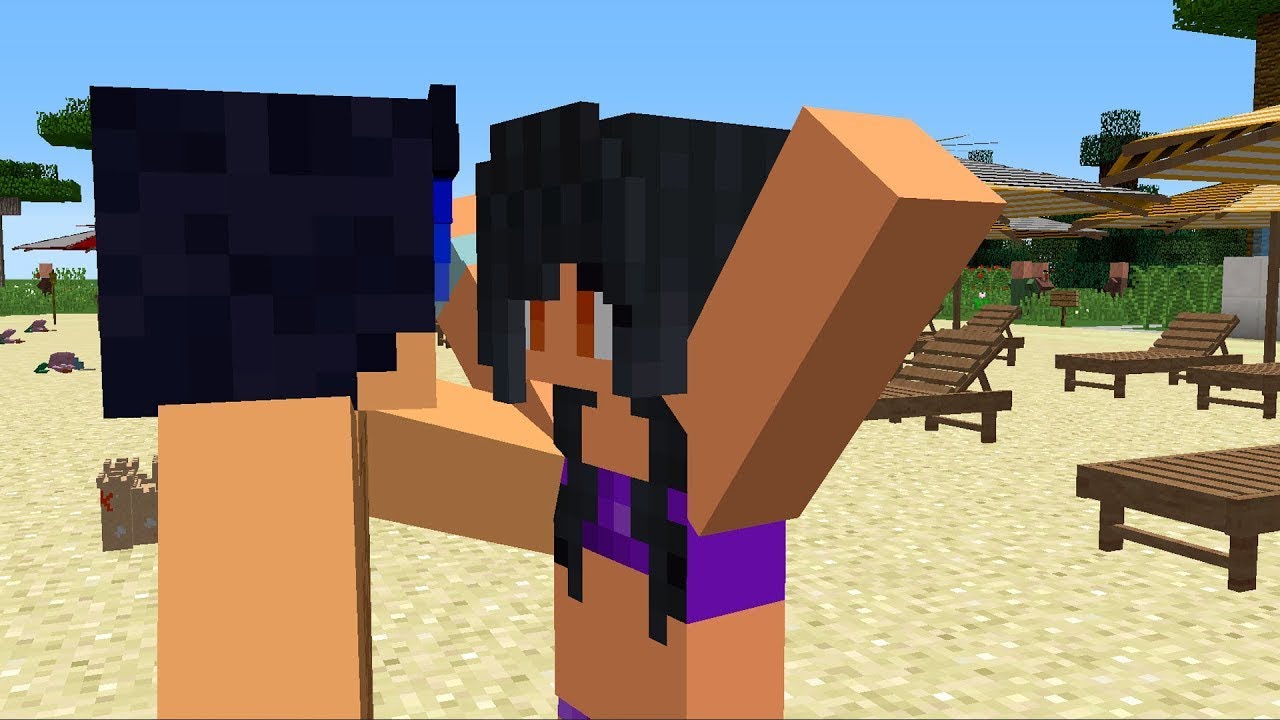 Ein Kiss Aphmau in Minecraft! 😍 - YouTube