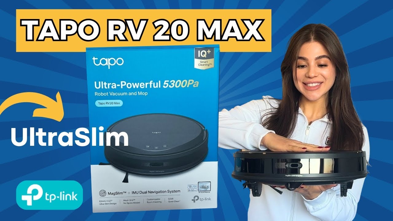 Conheça o TAPO RV 20 MAX! O Robô Aspirador Ultrafino com Mapeamento da ...