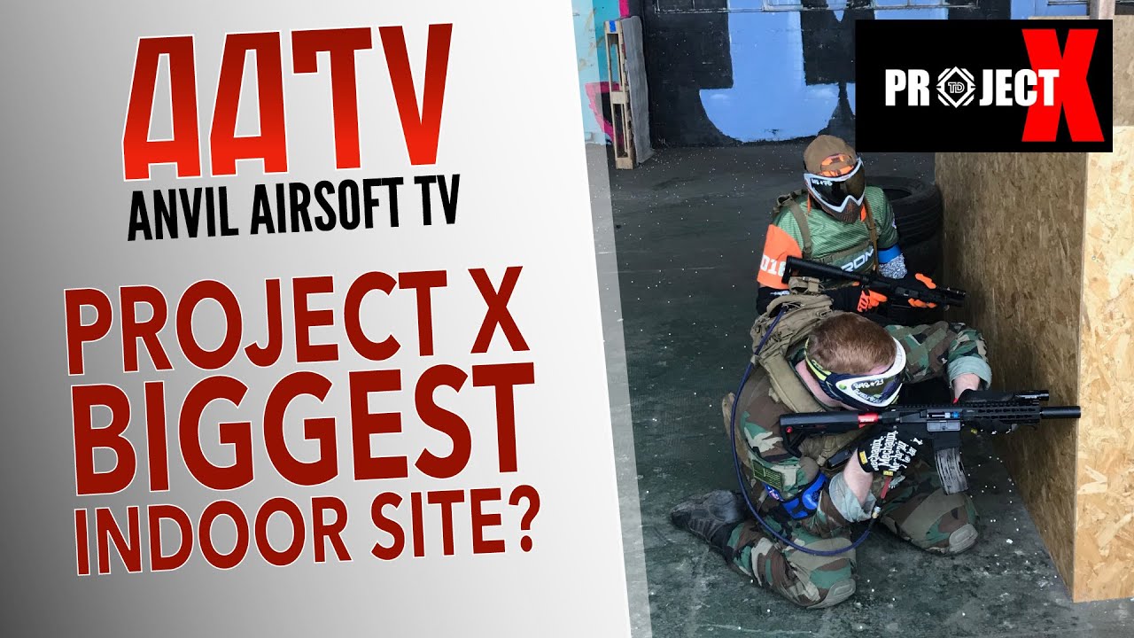 Project X Airsoft Site Review | Biggest Indoor Site | AATV EP045 - YouTube