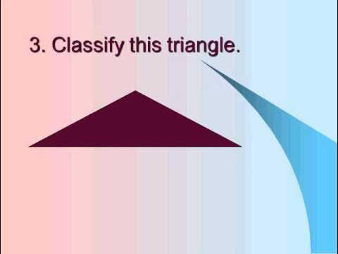 Classifying Triangles - YouTube