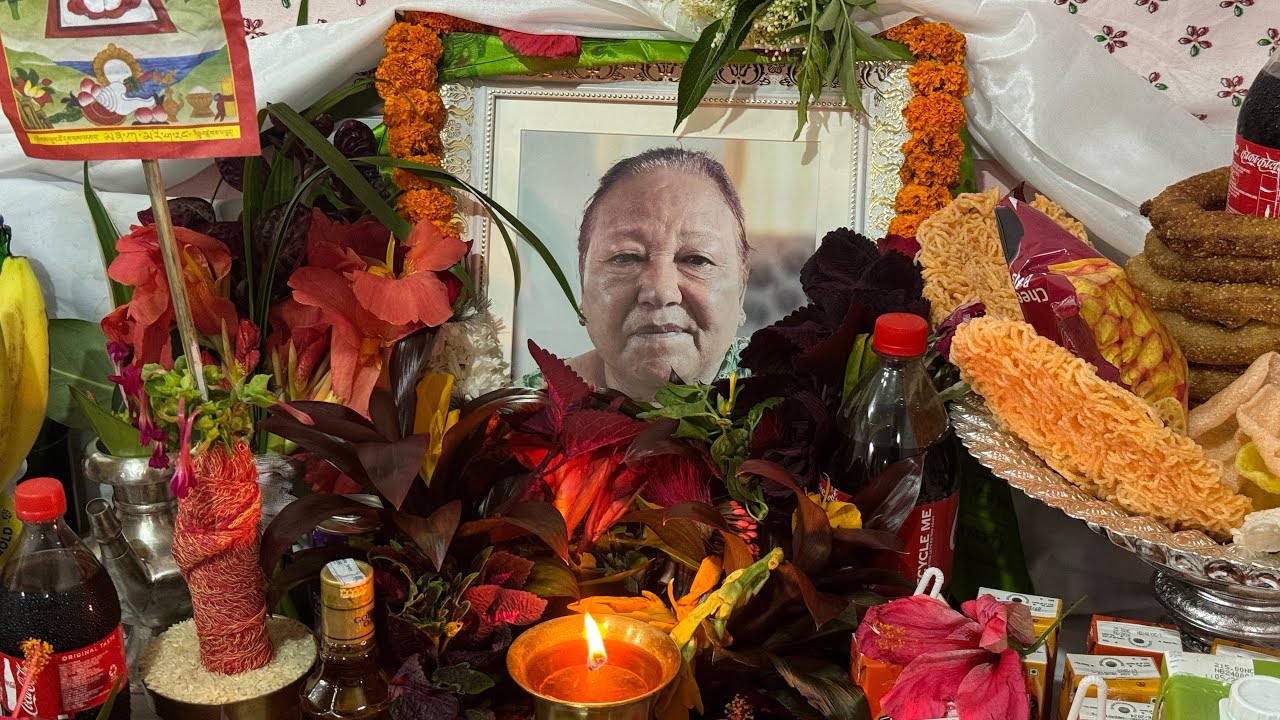 Swargiya Mana Kumari Gurung Dd Ko 3 din Ko swamekai puja . - YouTube