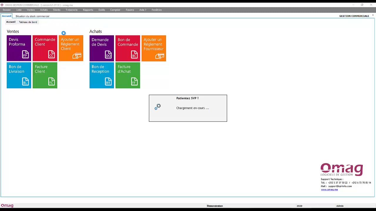 Omag Module gestion commerciale - YouTube