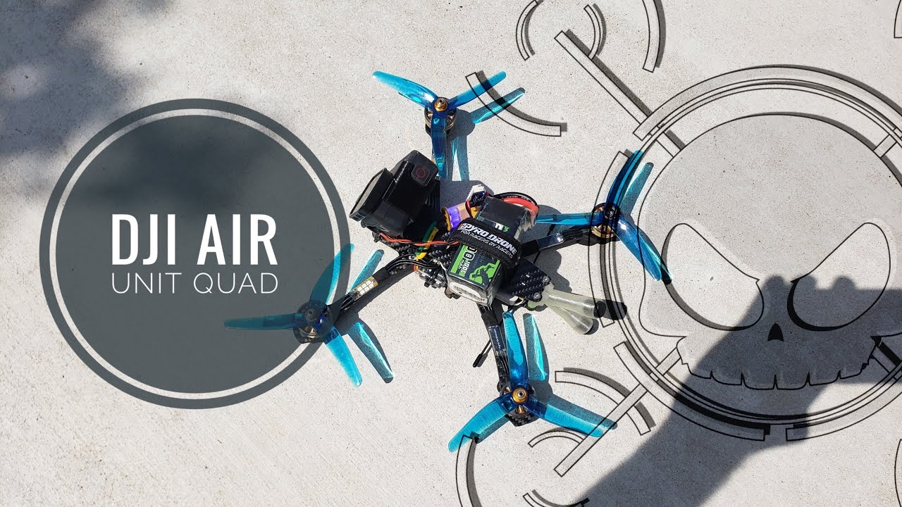 DJI Air unit quad - YouTube