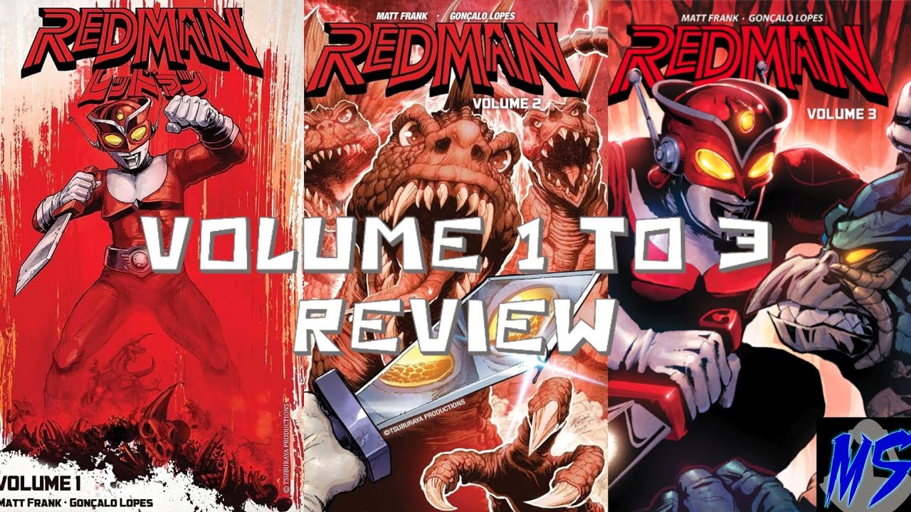 Redman The Kaiju Hunter Graphic Novel Review - YouTube