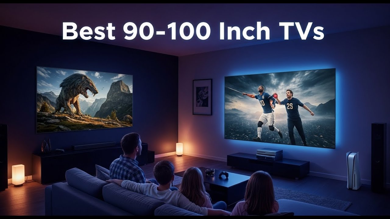 TOP 5 Best 90 inch 100 inch TVs 2025 - YouTube