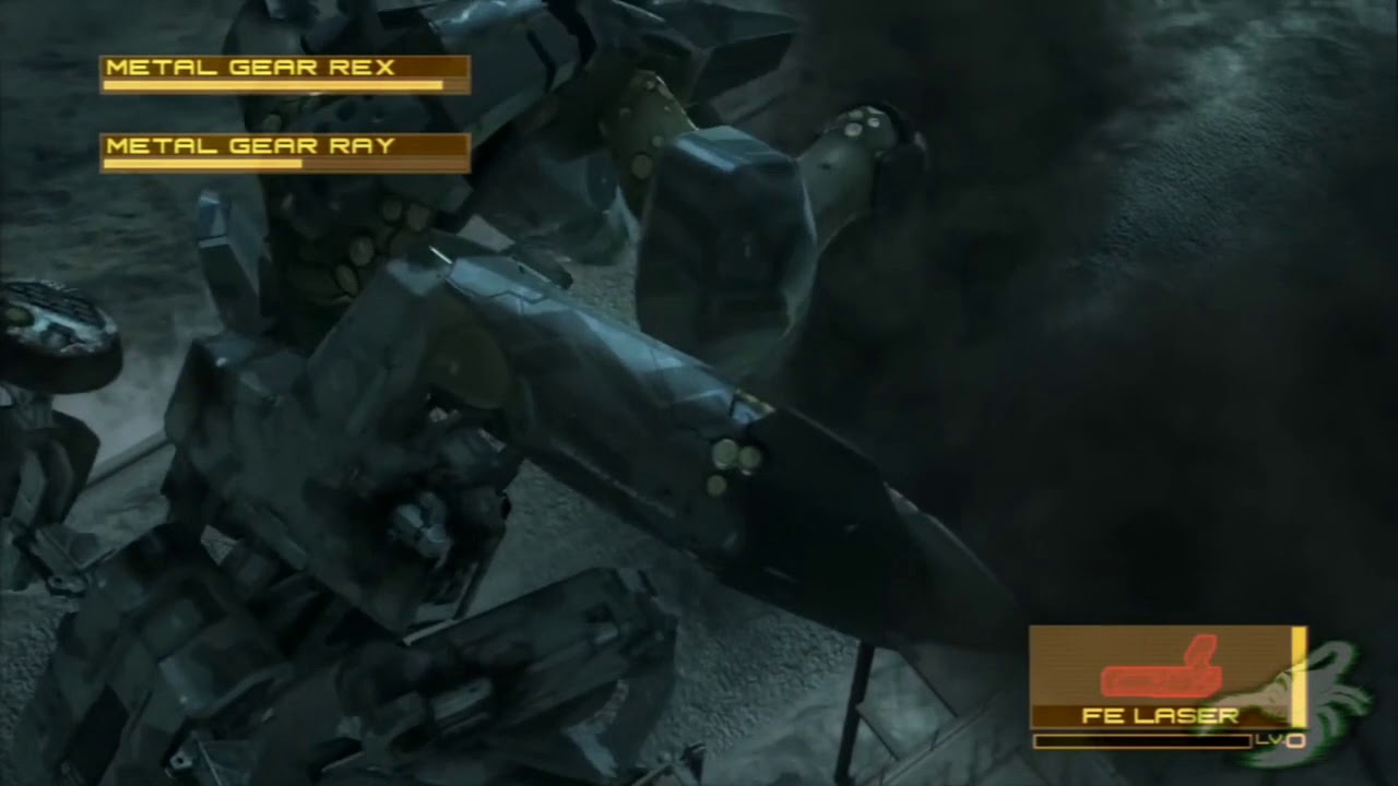 Metal Gear Solid 4 - Metal Gear Rex VS Ray - YouTube