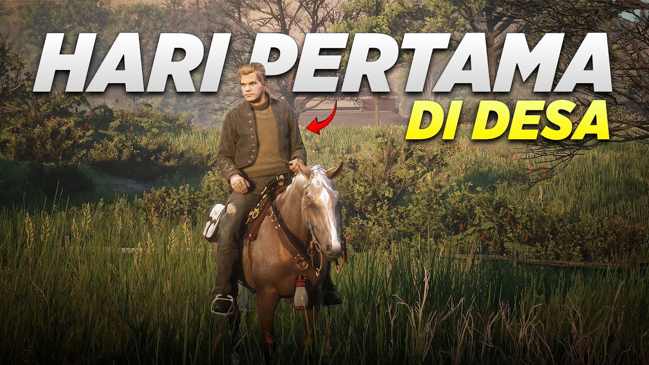 HARI PERTAMA AKU HIDUP DI DESA !! RED DEAD REDEMPTION ROLEPLAY - YouTube