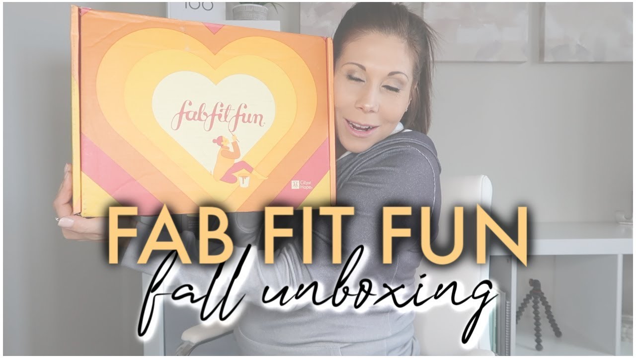 Fall 2019 Fab Fit Fun Unboxing - YouTube