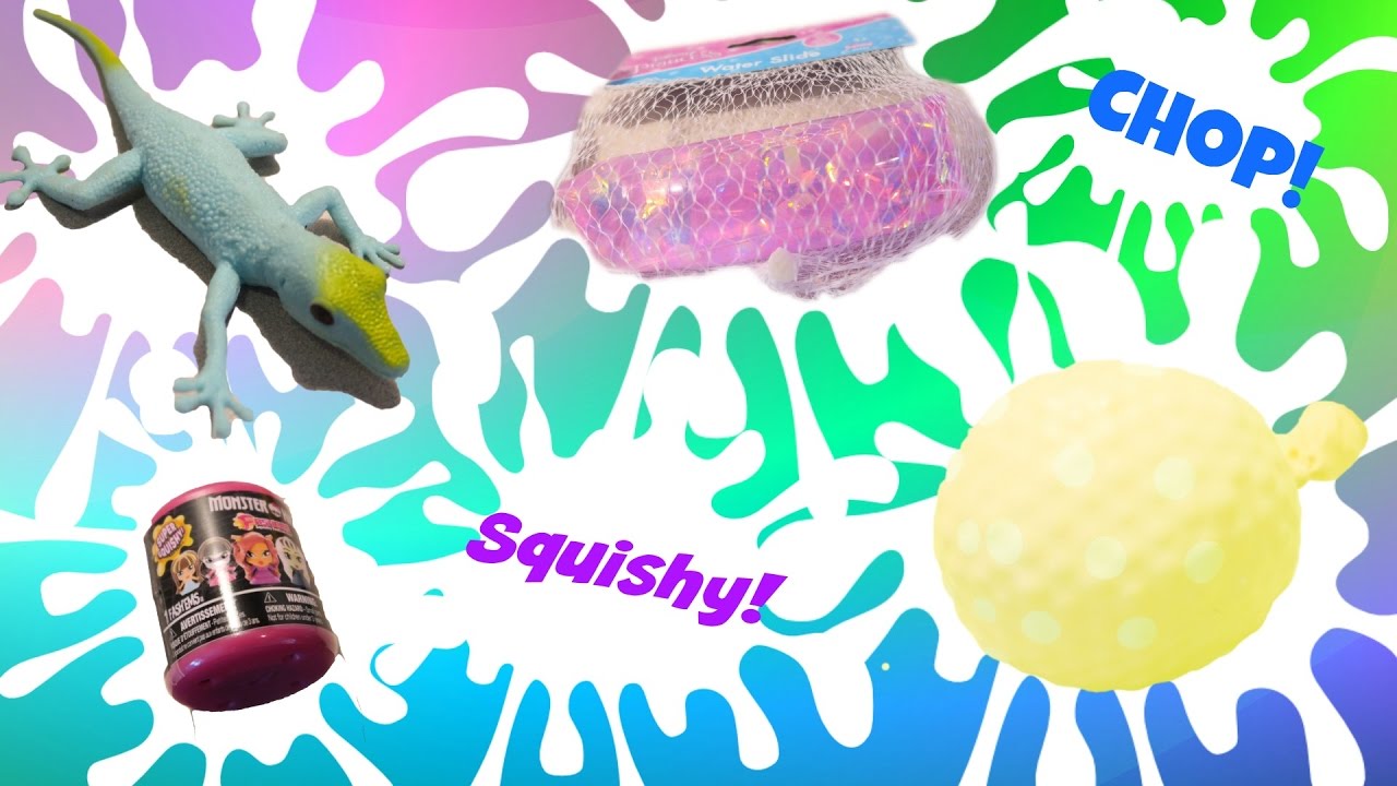 Cutting Open SQUISHY Toys! Homemade Stress Ball Monster High Fashems ...