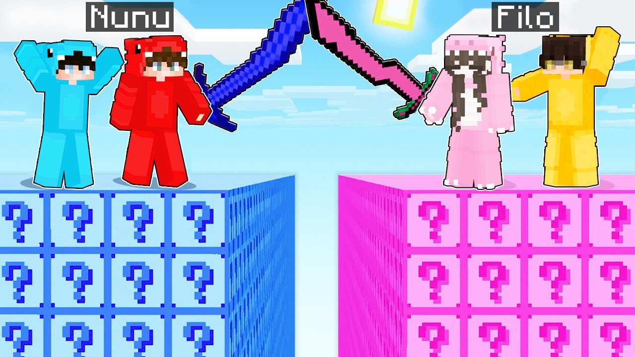 LUCKY BLOCK NOOB vs LUCKY BLOCK PRO (Minecraft) - YouTube