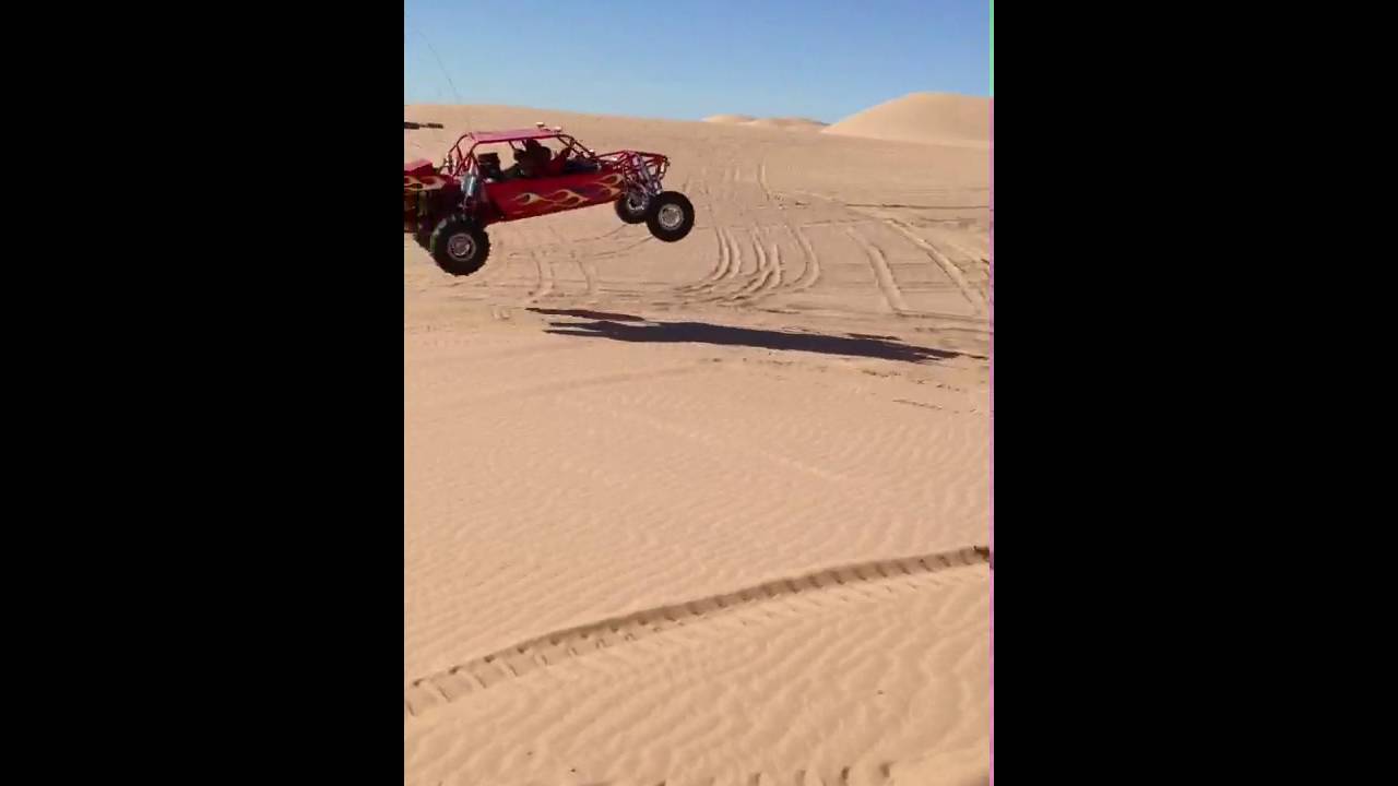 Buckshot sand rail jump - YouTube