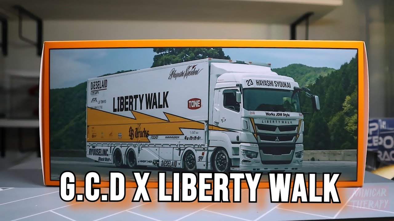 DIECAST GCD X LIBERTY WALK TRUCKS, HOSHINO LIVERY - YouTube