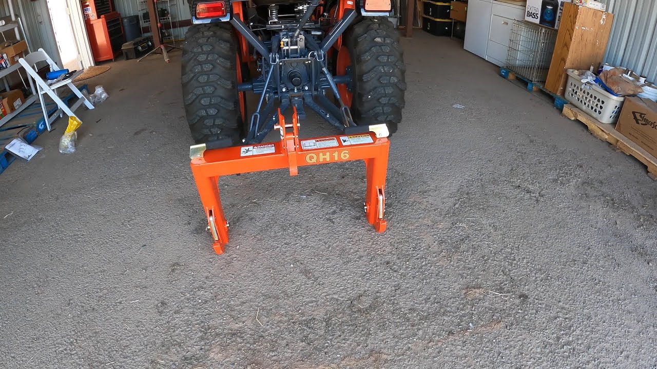Land Pride Quick Hitch QH16 - YouTube