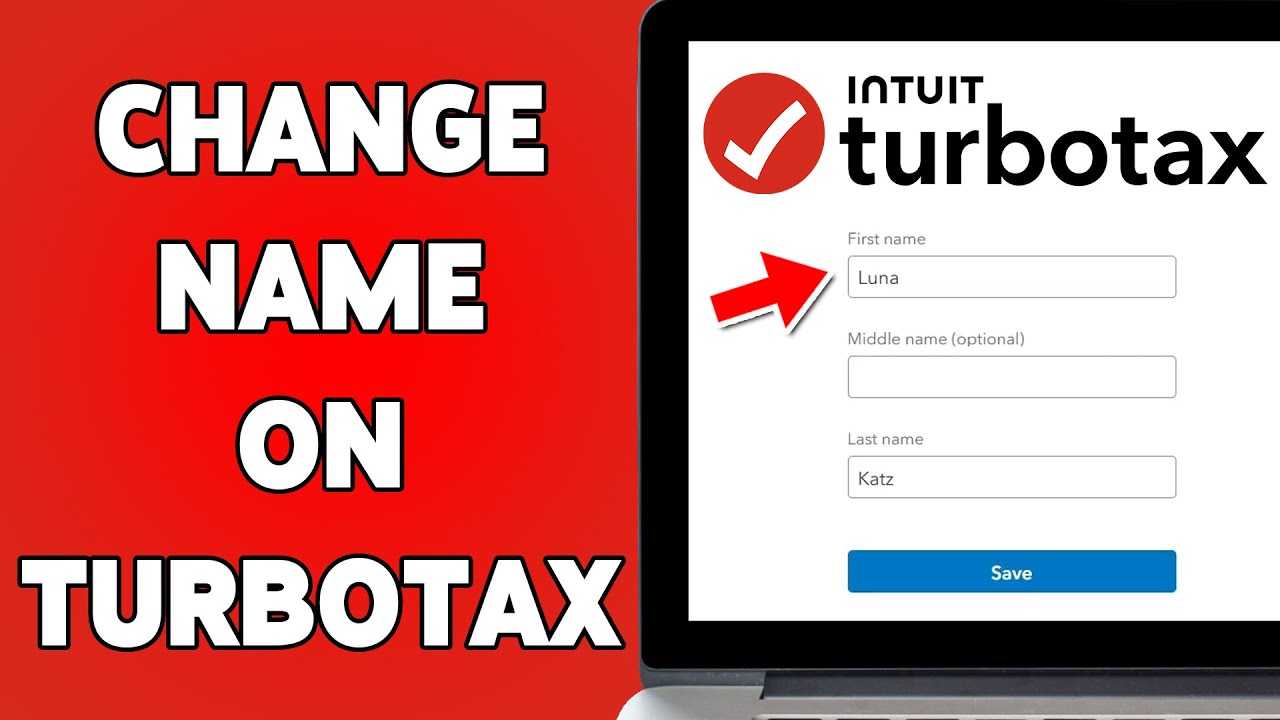 How To Change Name On TurboTax 2025 | Update Your TurboTax Profile Name ...