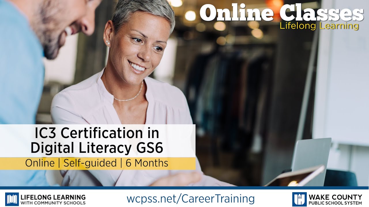Career Training Certificates - IC3 Digital Literacy GS5 - YouTube