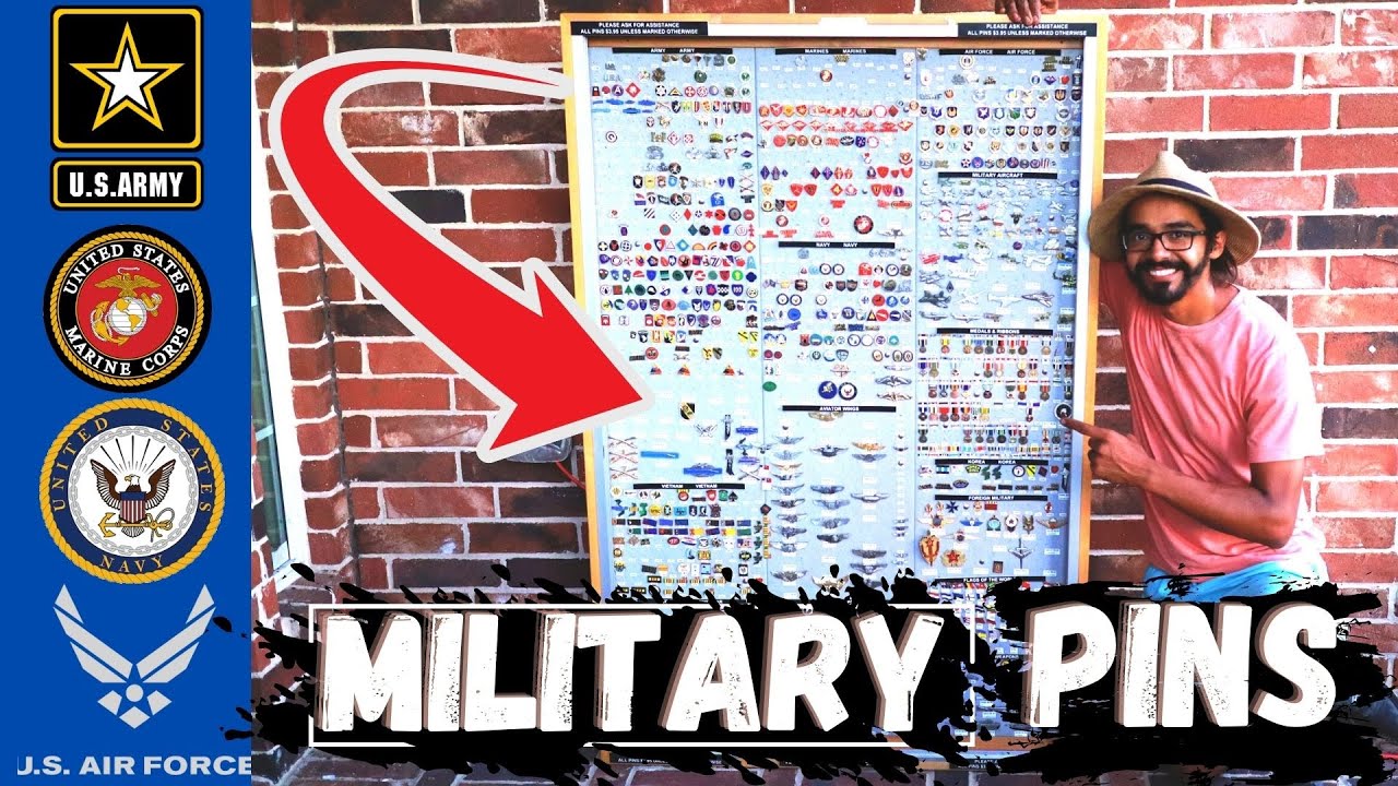 Military Pin Collection | What are these? - YouTube