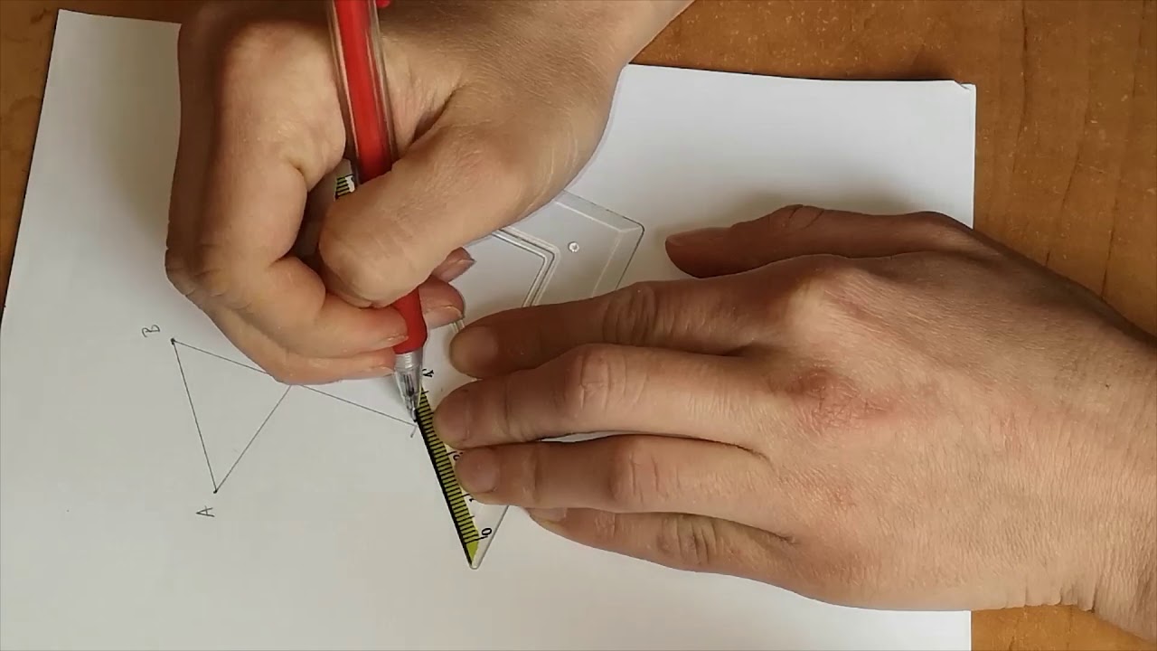 Centralna simetrija točke i dužine - YouTube