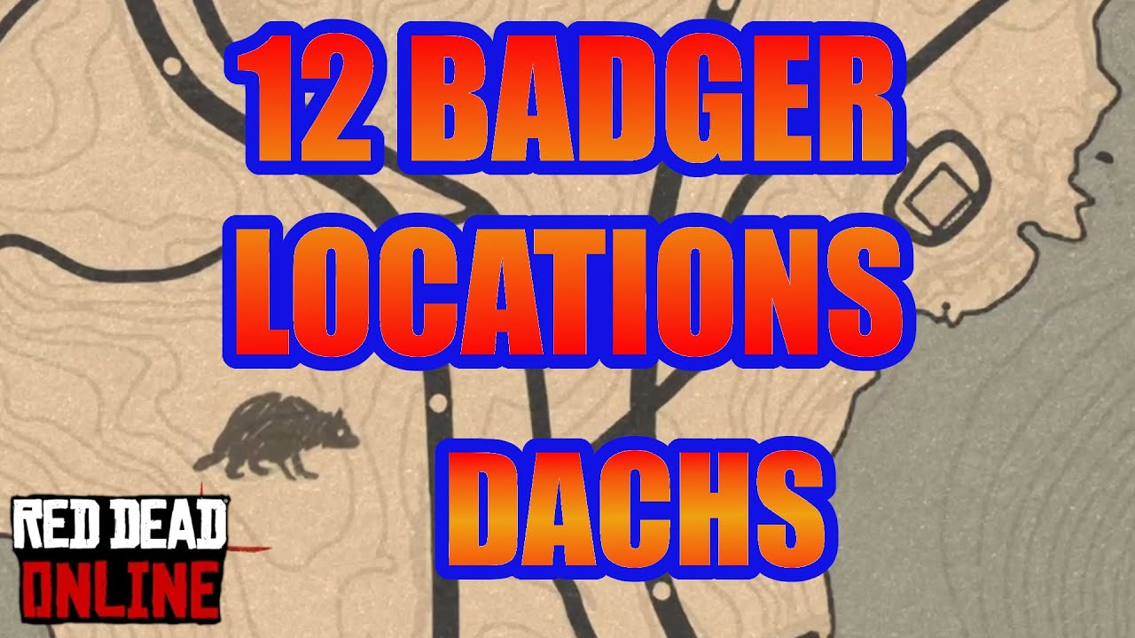12 Locations Badger for Claws Red Dead Redemption 2 Online English ...