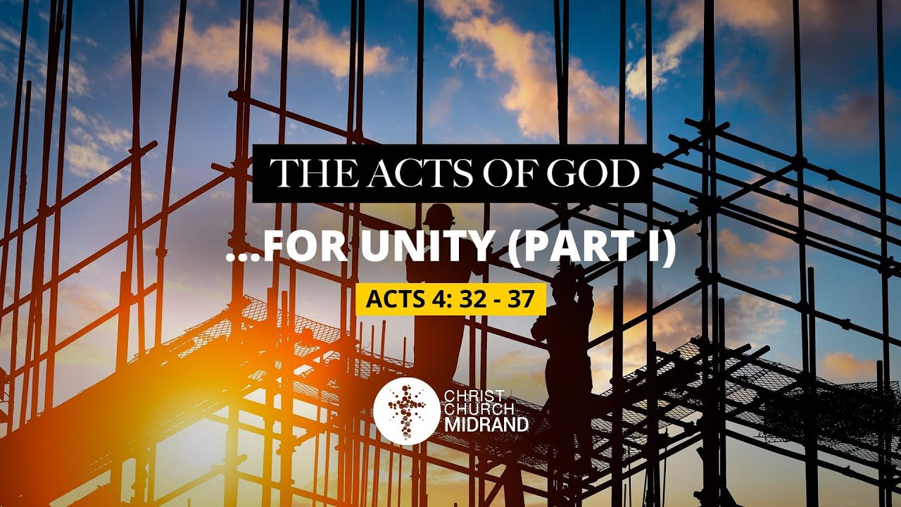 The Acts of God Part XII - For Unity I - Roydon Frost - (Sunday 05 ...