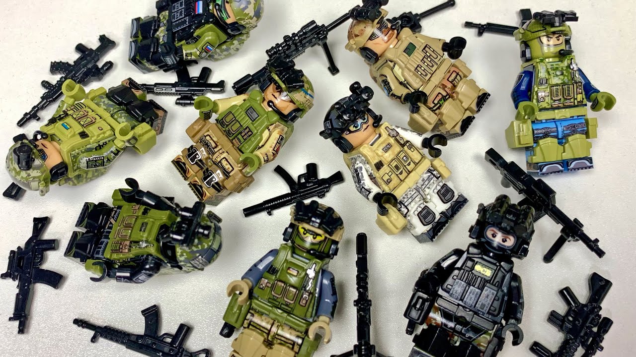 LEGO Military Soldier | Delta Force | SAS | KSK | SDU | Navy seals ...