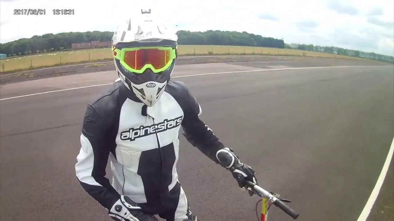 WORLDS FASTEST GO PED ENGINE - FIRST RUN 71MPH and POWER WHEELIES - YouTube