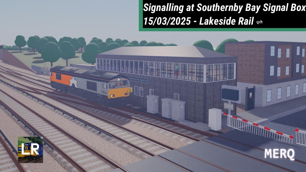 Lakeside Rail ⇌ Roblox | Signalling at Southernby Bay Signal Box | 15 ...