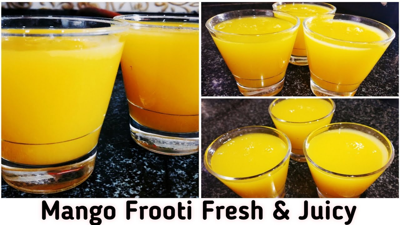Mango Frooti Recipe || Mango Frooti Fresh and Juicy || lockdown recipe ...