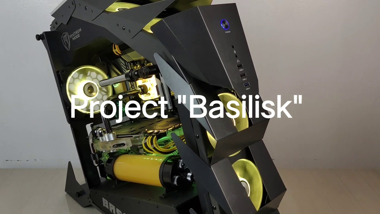 "Project Basilisk" AMD Ryzen 7 Build, With Custom Water cooling, - YouTube
