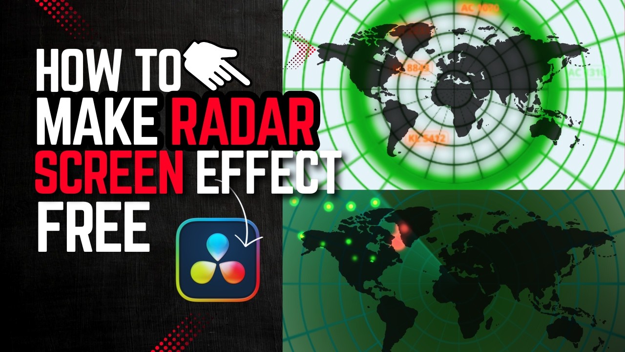 Radar Screen Effect in DaVinci Resolve — The Easy Way - YouTube