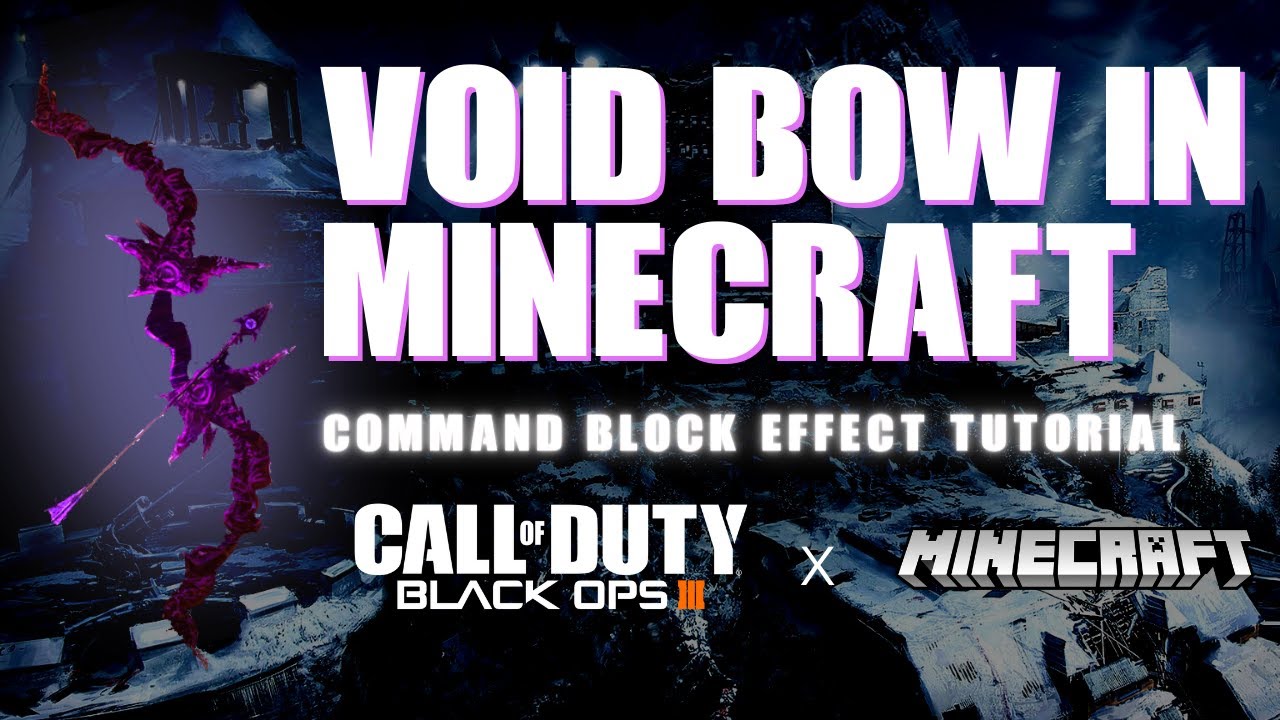 Void Bow In Minecraft Bedrock Edition - YouTube