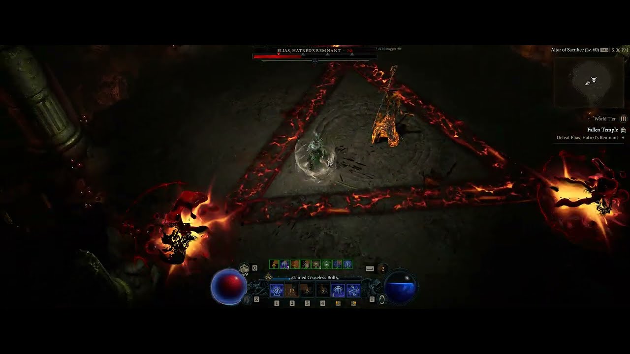 Diablo 4 - Level 60 Chain Lightning Sorceress - Level 70 Capstone ...