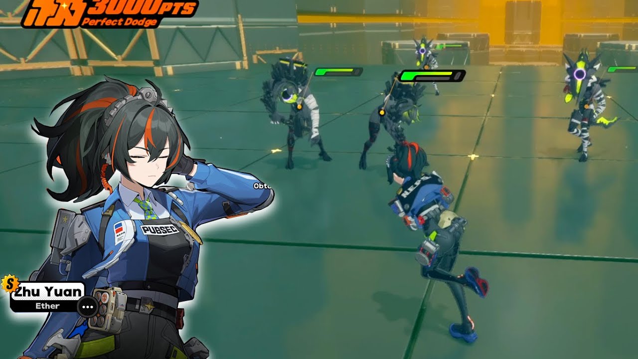 Zhu Yuan Showcase Skills, Ultimate, Animation | CBT 3 | Zenless Zone ...