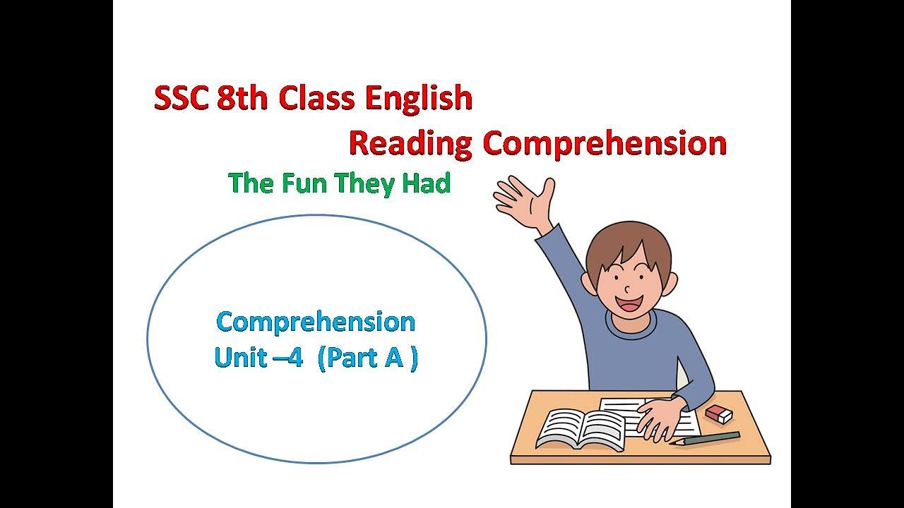 8th class English Creative Writing - Comprehension - Unit -4 Part - A ...