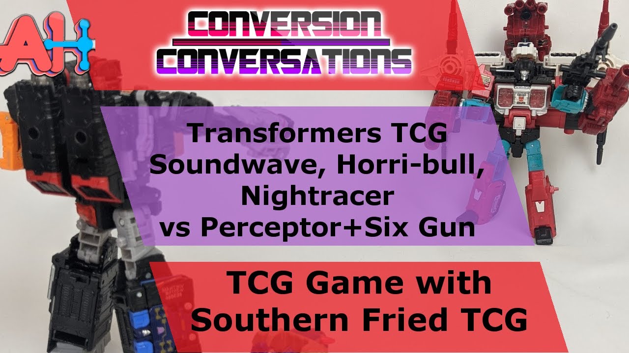 Conversion Conversations: Transformers TCG Soundblaster vs Perceptor ...