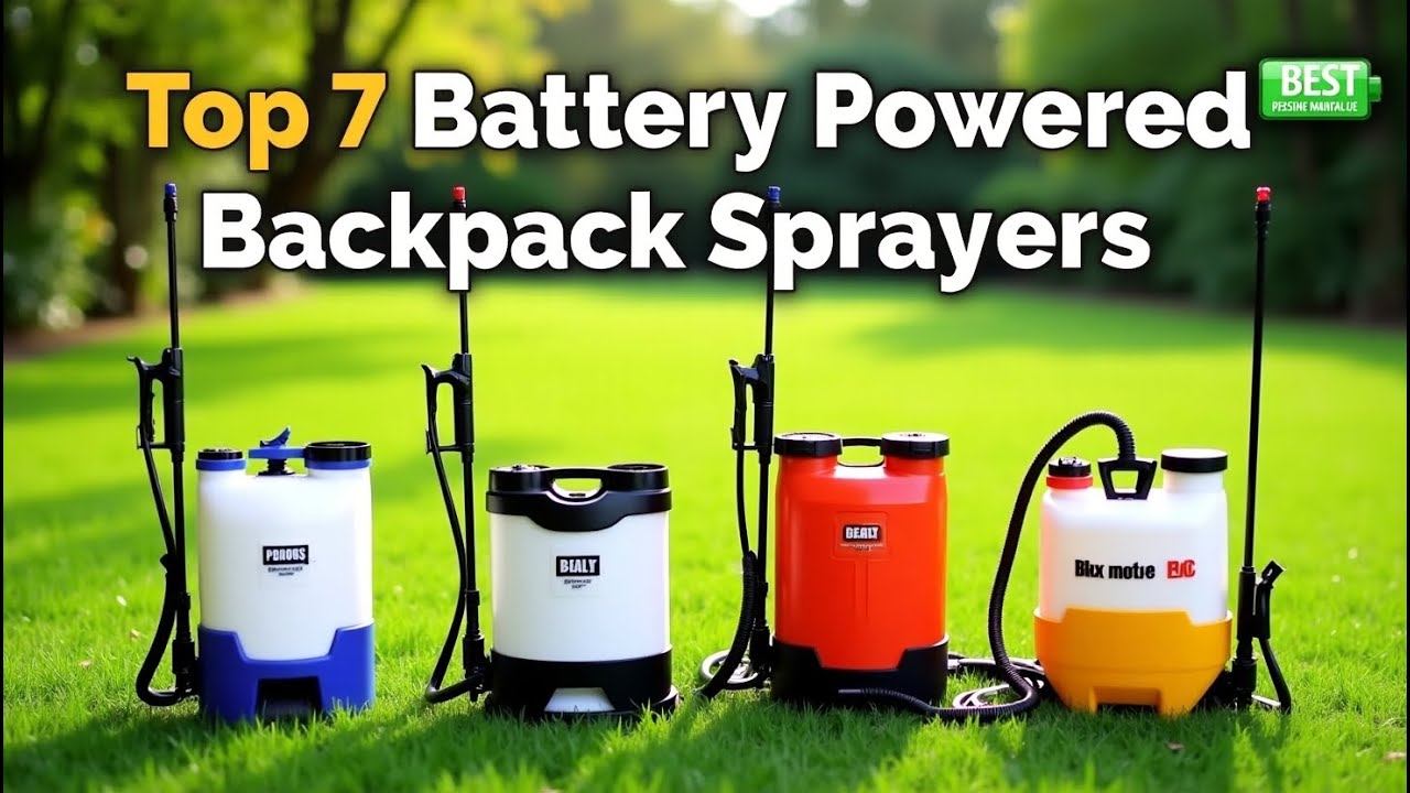 Top 7 Battery Powered Backpack Sprayer 2026 Review | Best Lawn and ...