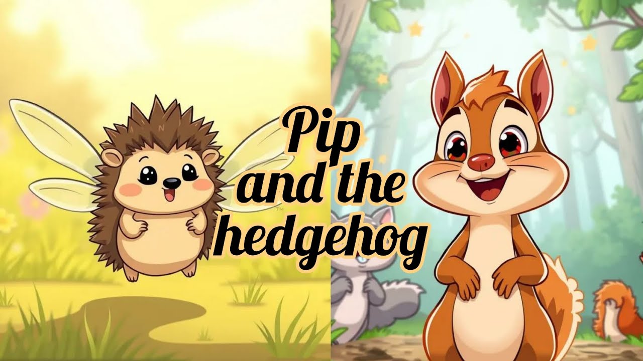 🦔🐿Pip and the hedgehog🦔🐿😍 #Animation Al #Animation #Tesla # Teslaaa Al ...
