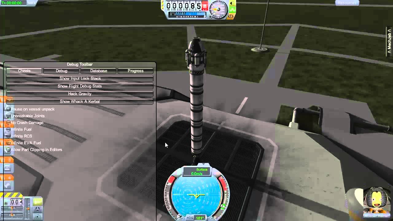 How To Access The Debug Menu/Console/Toolbar in Kerbal Space Program ...