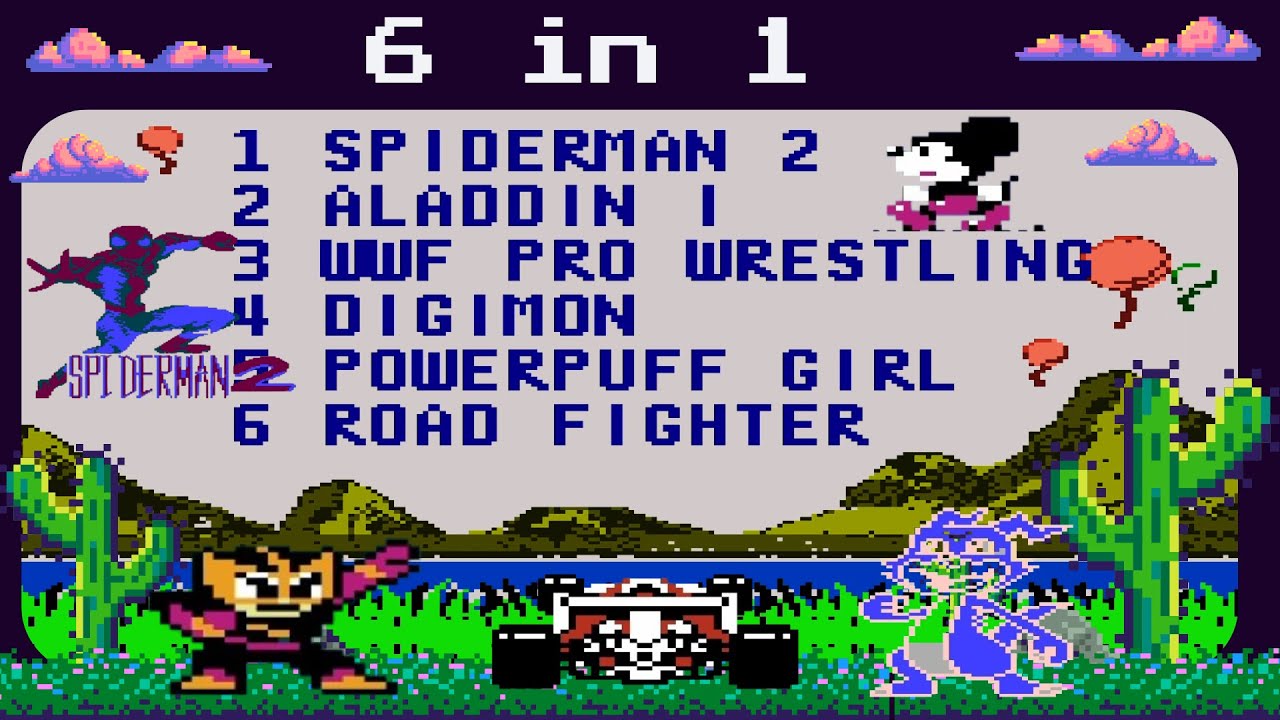 The Gamer's Gauntlet : Six Nes Challenges 6 in 1 - YouTube