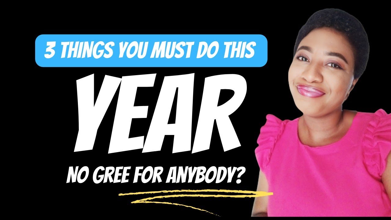 3 Things you must do this year/A must watch video for 2024 #2024 - YouTube