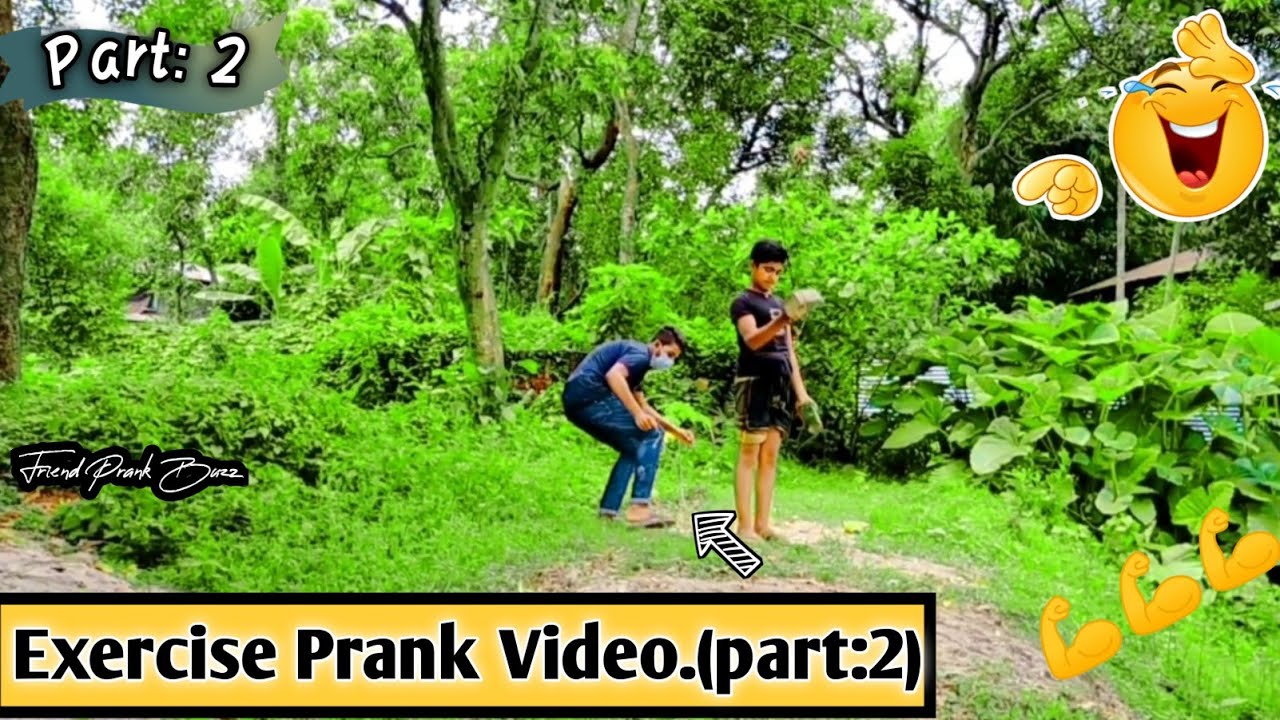 Exercise Prank Video...(Part 2)😂 with Public.. By Friend Prank Buzz ...