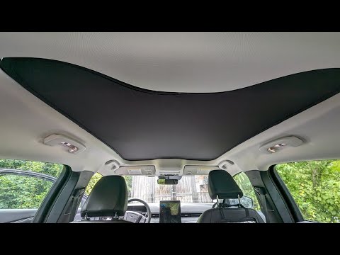 Ford Mustang Mach-E | Accessory Install | Foldable Roof Sunshade ...