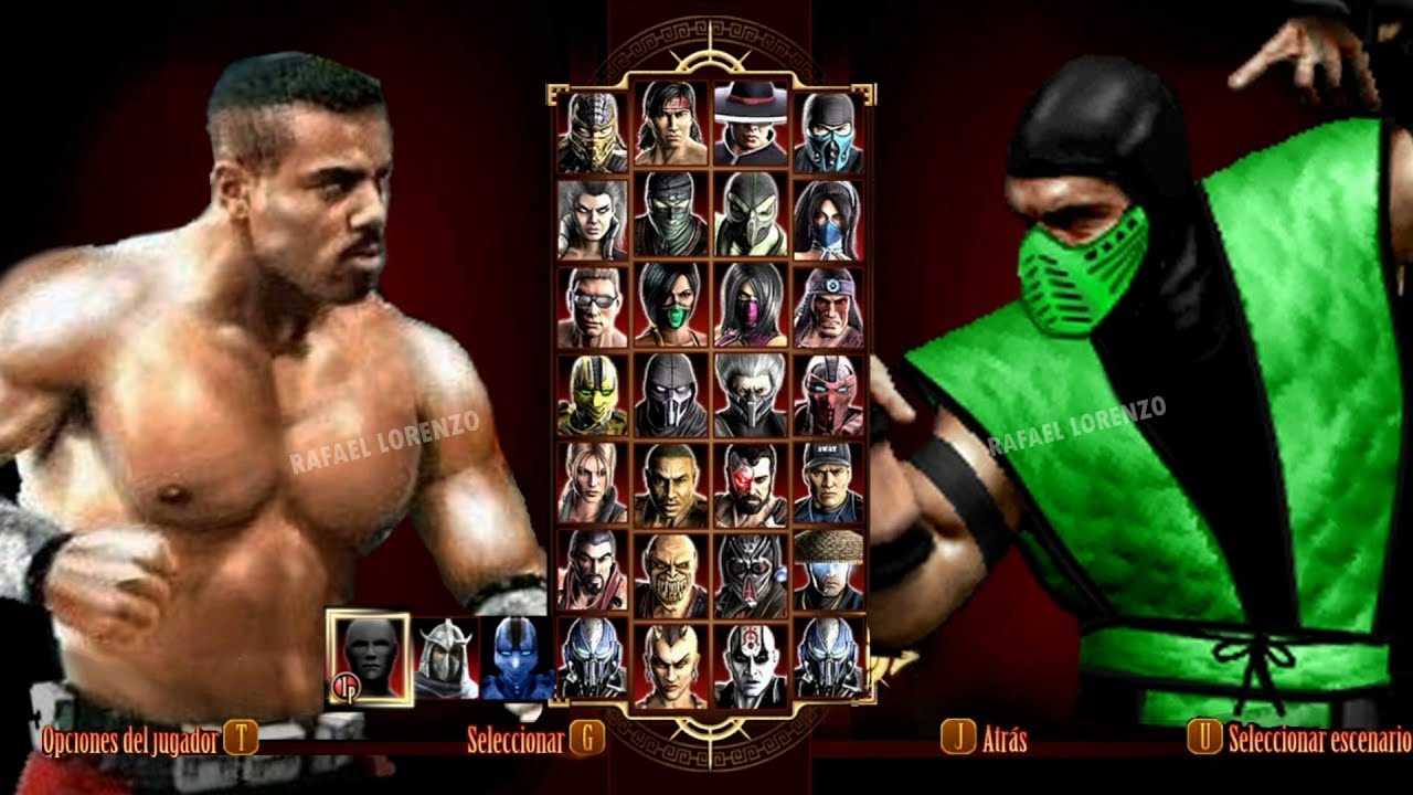 Mortal Kombat KLASSIC SKINS MK2 JAX REPTILE Scorpion Sub-zero Baraka ...