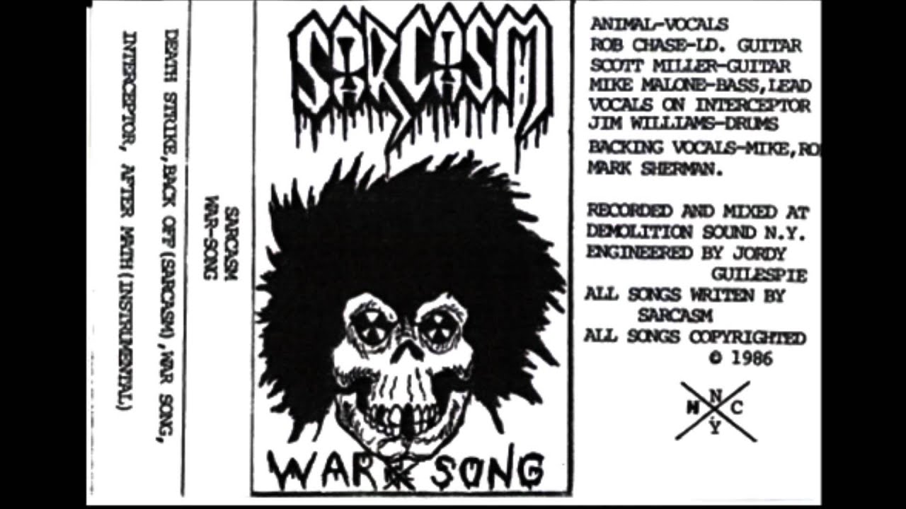 The Original Sarcasm - Back Off, War Song - YouTube