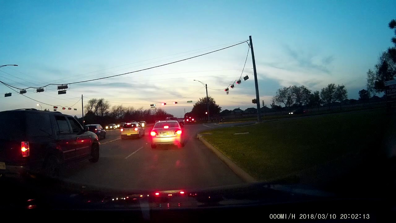 Truck Runs Stale Red Light Causing Accident, Leaves Truck Parked in ...