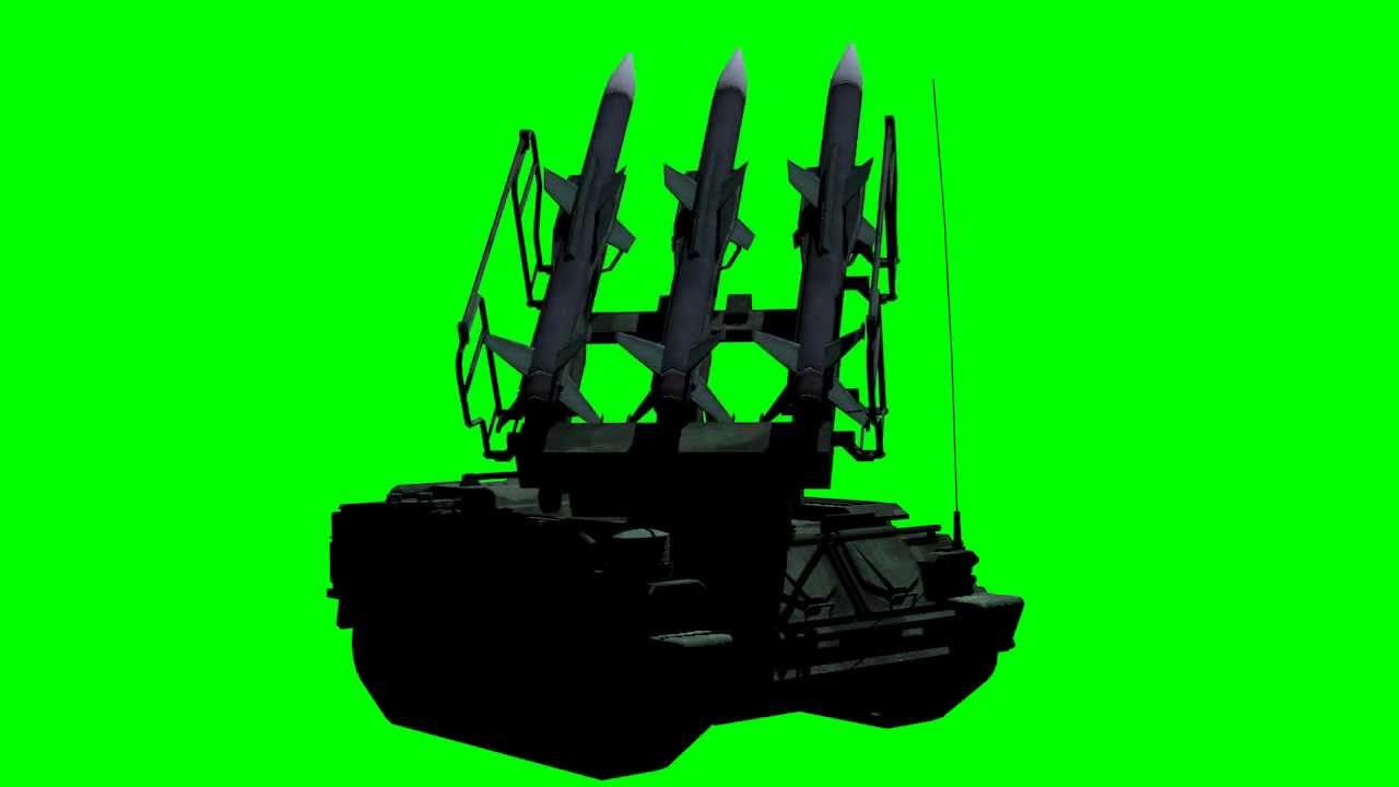 heavy sam surface to air missile carrier green screen 3d model ...