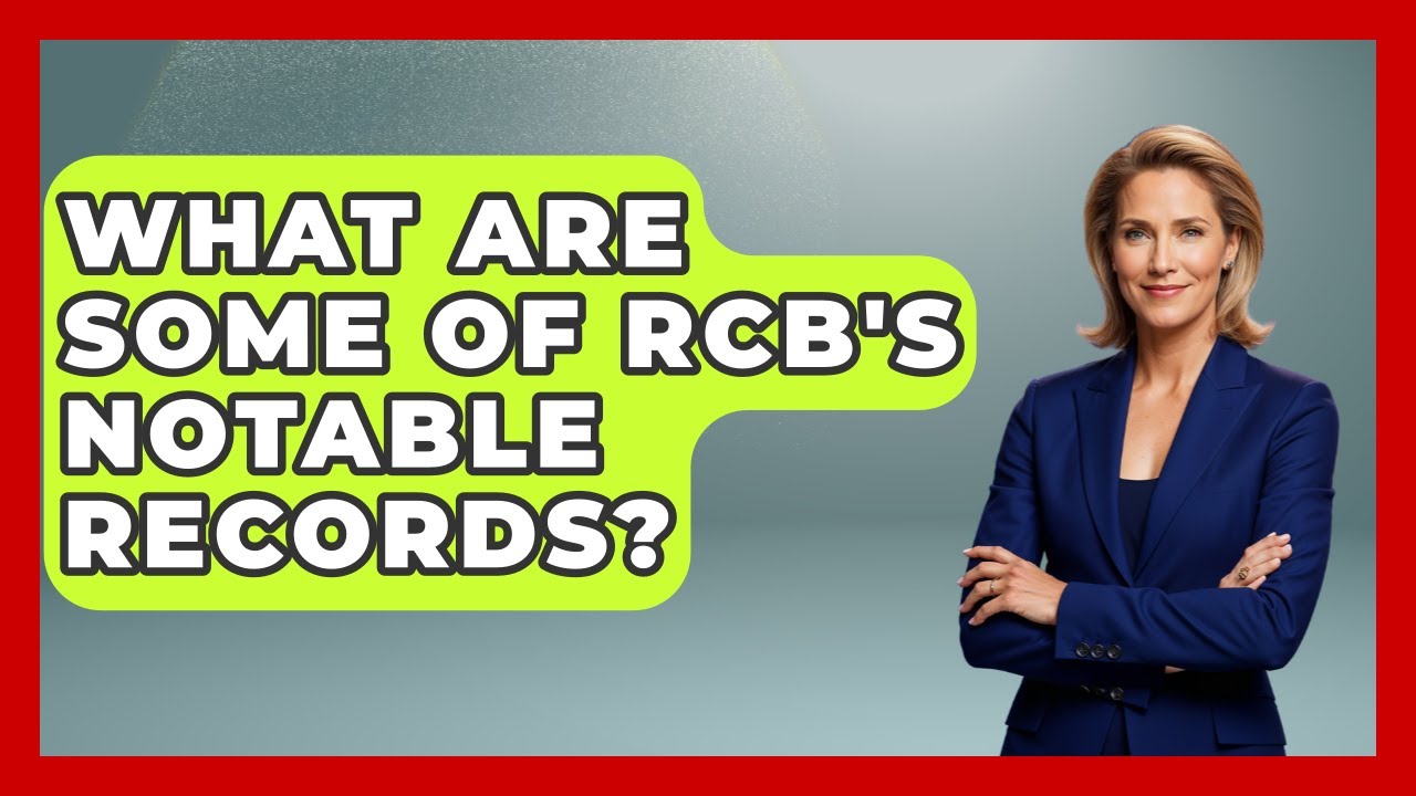 What Are Some Of RCB's Notable Records? - Go-To Cricket Guide - YouTube