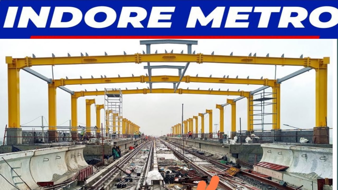 Indore metro train Project update 24 August 2023 | Indore metro update ...