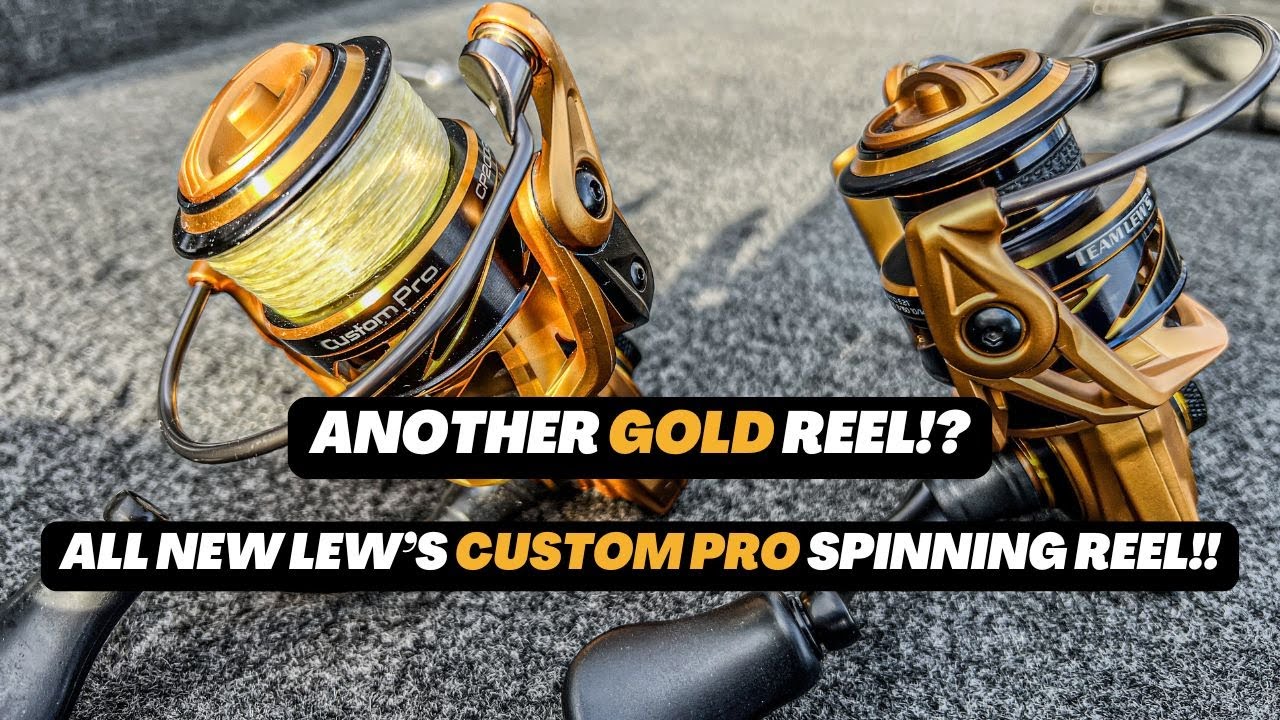 Another Gold Reel!? All New Lew's Custom Pro Spinning Reel Unboxing ...